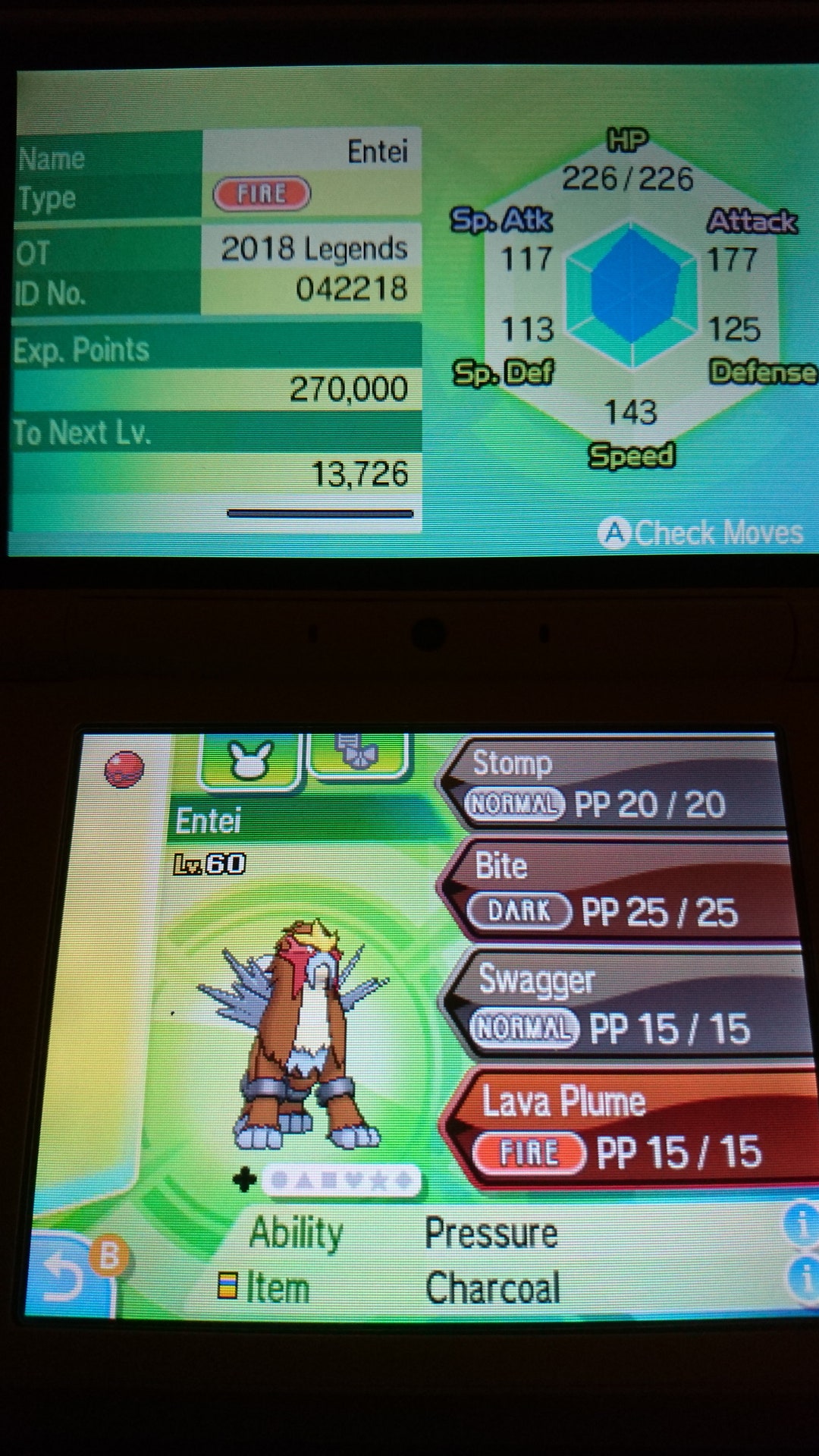 Entei EVENT 6IV - Pokémon Sword/shield Bd/sp Scarlet/violet HOME (100% ...