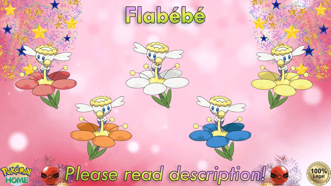 Flabébé Pokémon Center Birthday EVENT untouched Pokémon - Etsy
