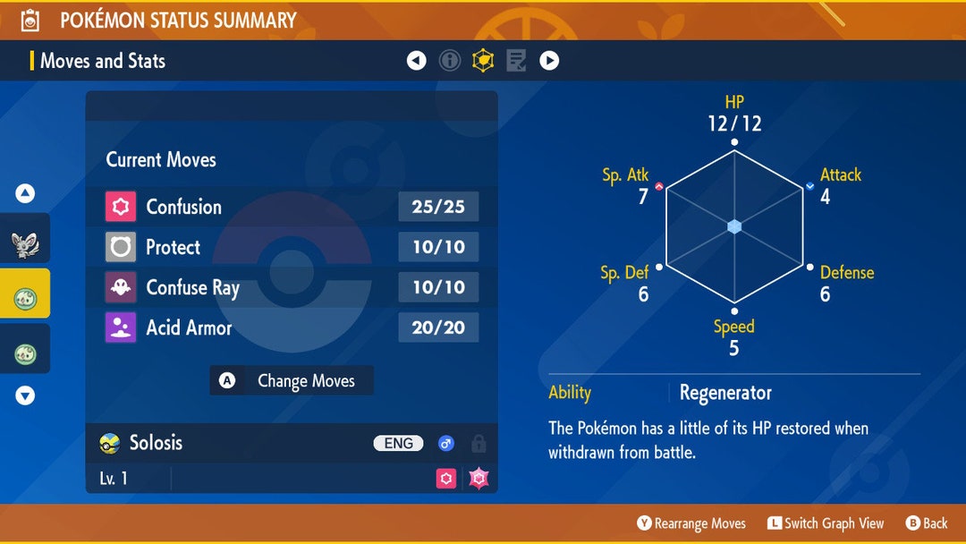 Shiny/non-shiny Solosis/reuniclus 6IV - Pokémon Scarlet/violet (100% ...