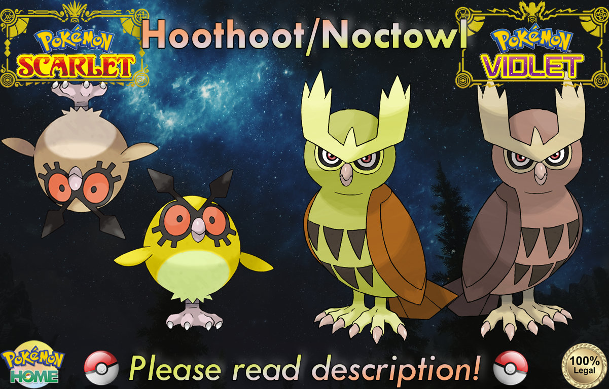 Pokemon Hoothoot Evolution