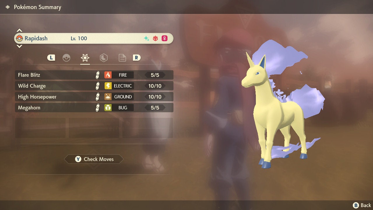 Pokemon Shiny Rapidash