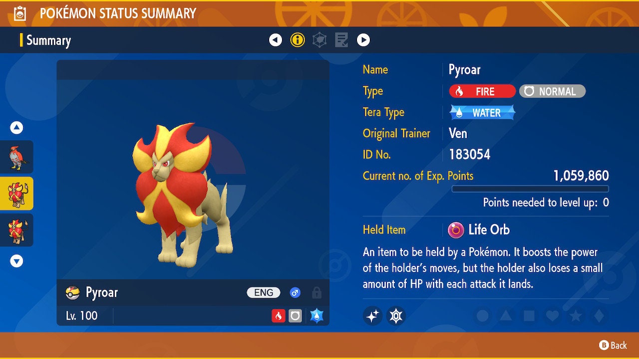 Shiny Pyroar