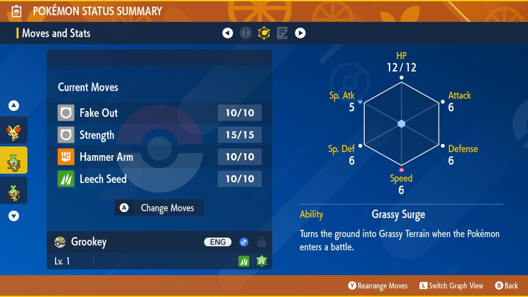 Shiny/non-shiny Grookey/rillaboom 6IV Pokémon Scarlet/violet 100% Legal ...