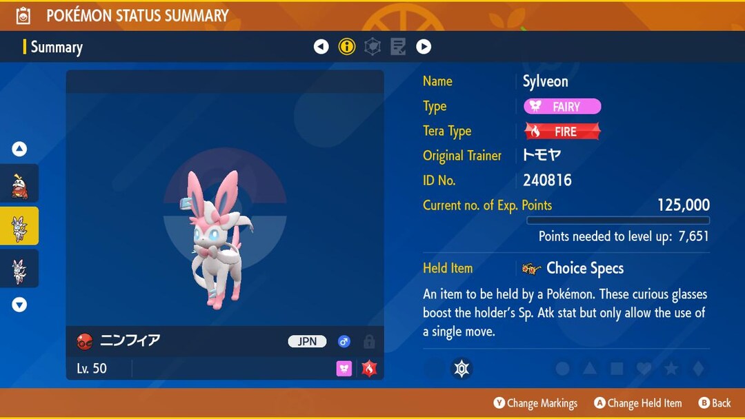 Tomoya Ogawa's Sylveon EVENT 6IV - Pokémon Scarlet/violet Sw/sh HOME (100% Legal) - Etsy