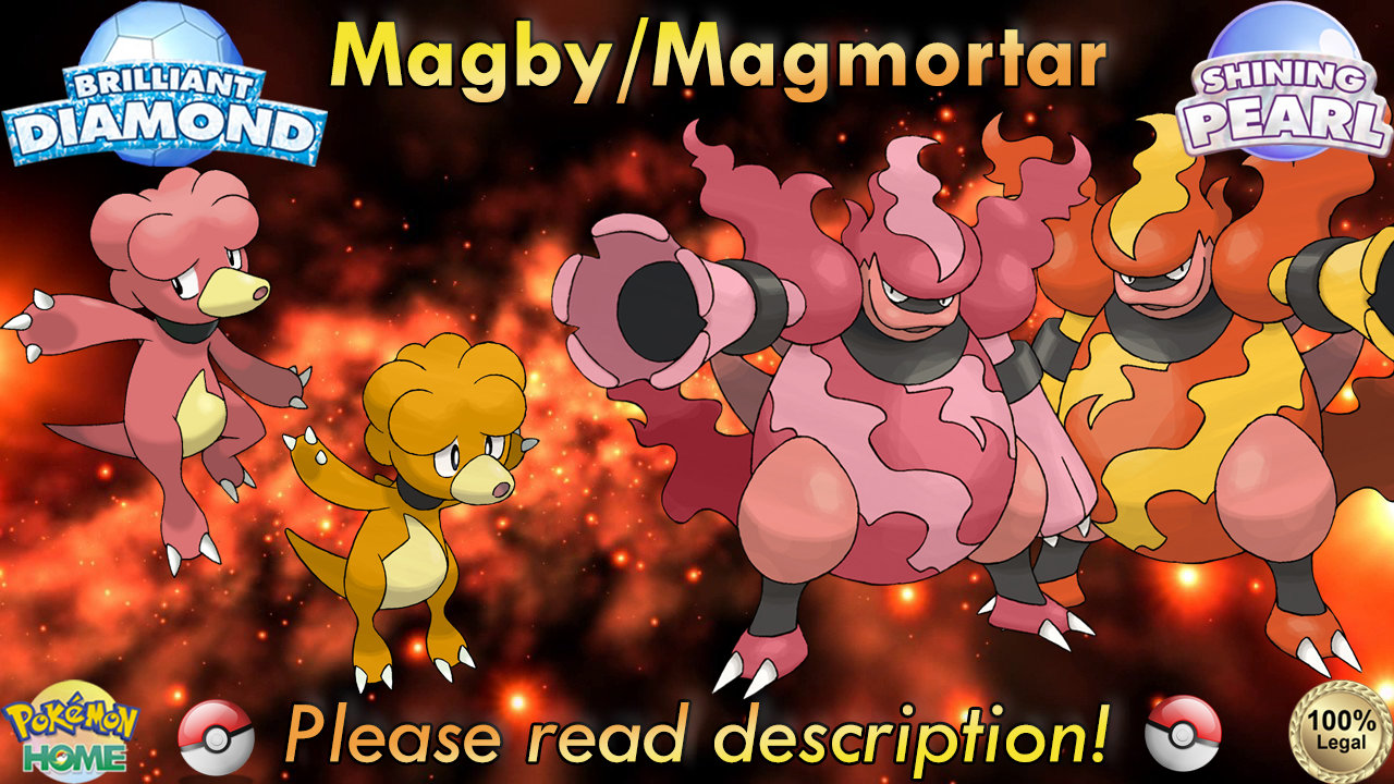 Pokemon Magmortar Shiny