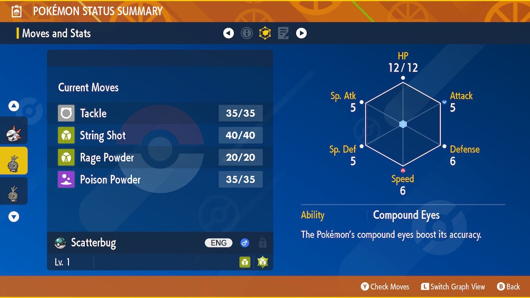 Shiny/non-shiny Scatterbug Forms 6IV - Pokémon Scarlet/violet (100% ...