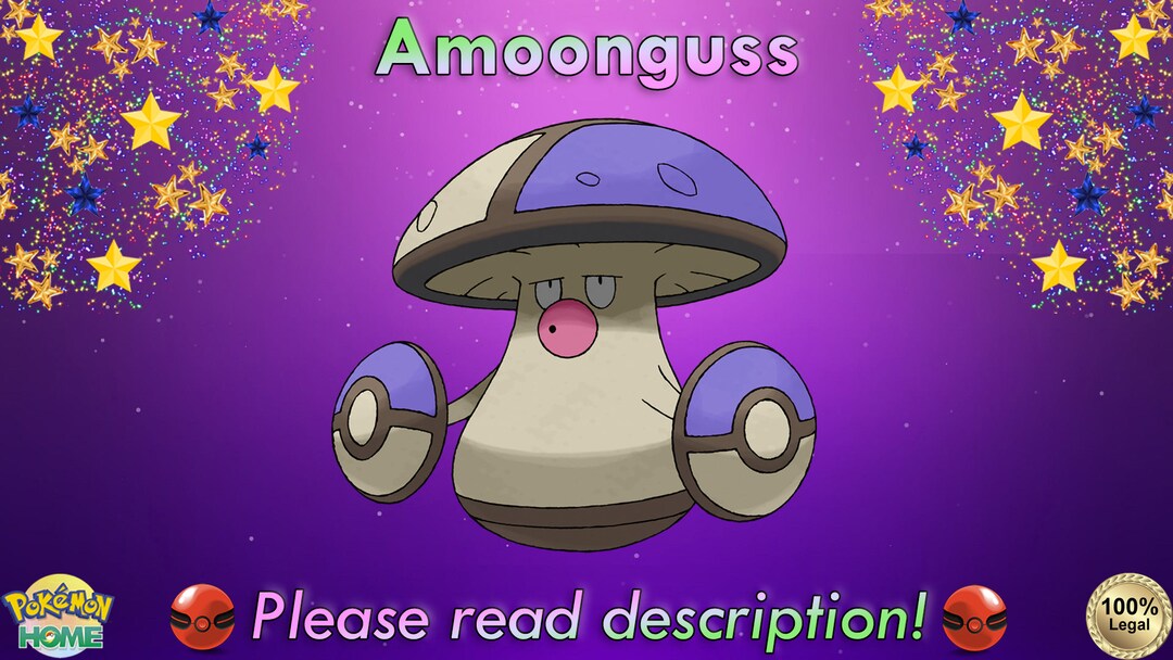 Baik Jongyoon's Shiny Amoonguss EVENT Pokémon - Etsy