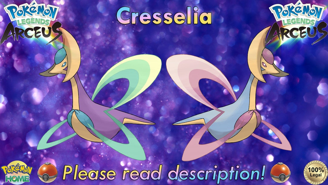 Shiny/non-shiny Cresselia 6IV/EV Pokémon Legends Arceus - Etsy