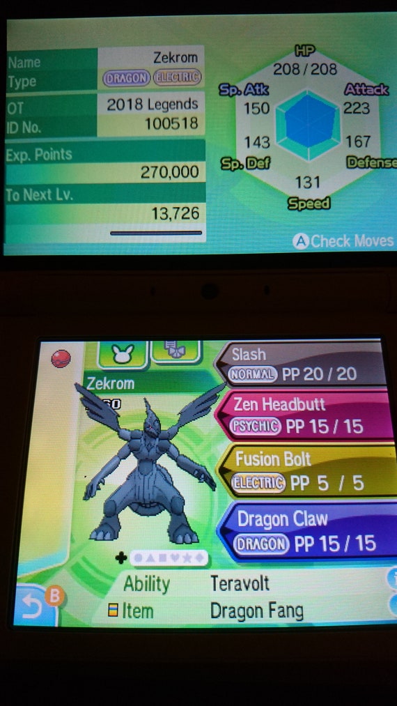 Pixelmon Zekrom Best Moveset
