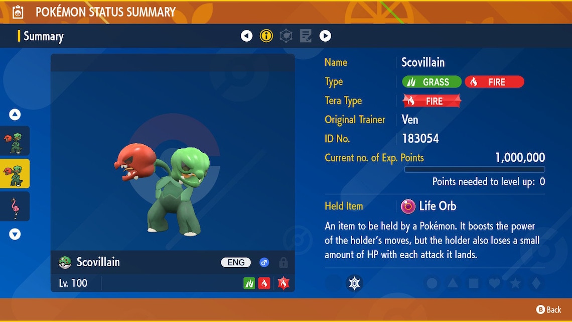 Shiny/non-shiny Capsakid/scovillain 6IV Pokémon - Etsy
