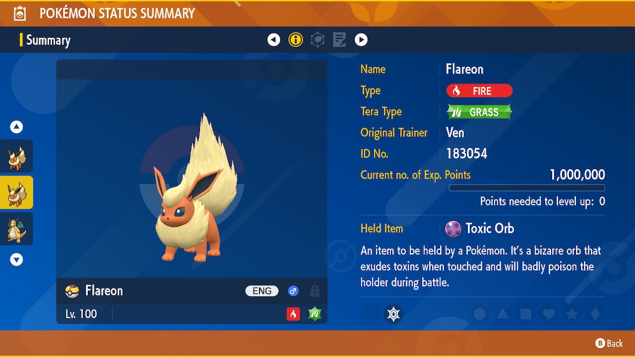 Pokemon Shiny Flareon