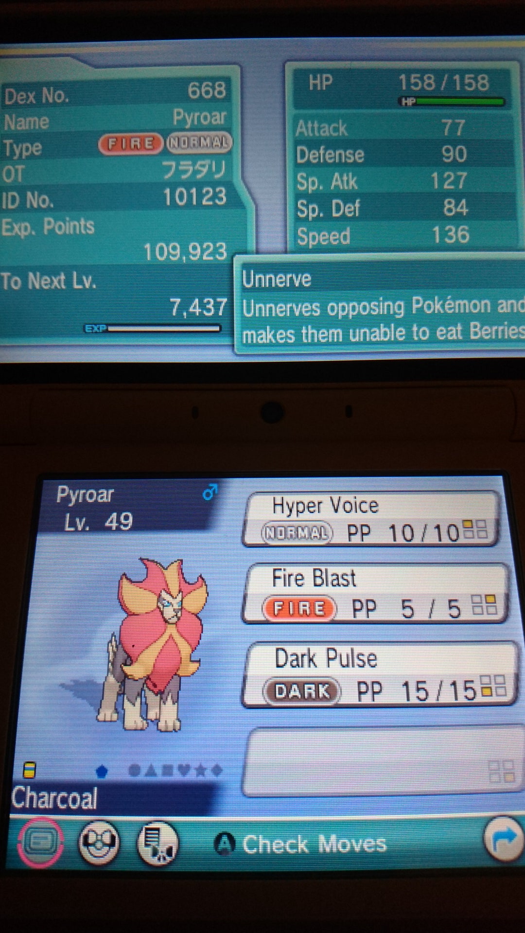 Lysandre's Pyroar EVENT 6IV - Pokémon Scarlet/violet HOME (100% Legal ...