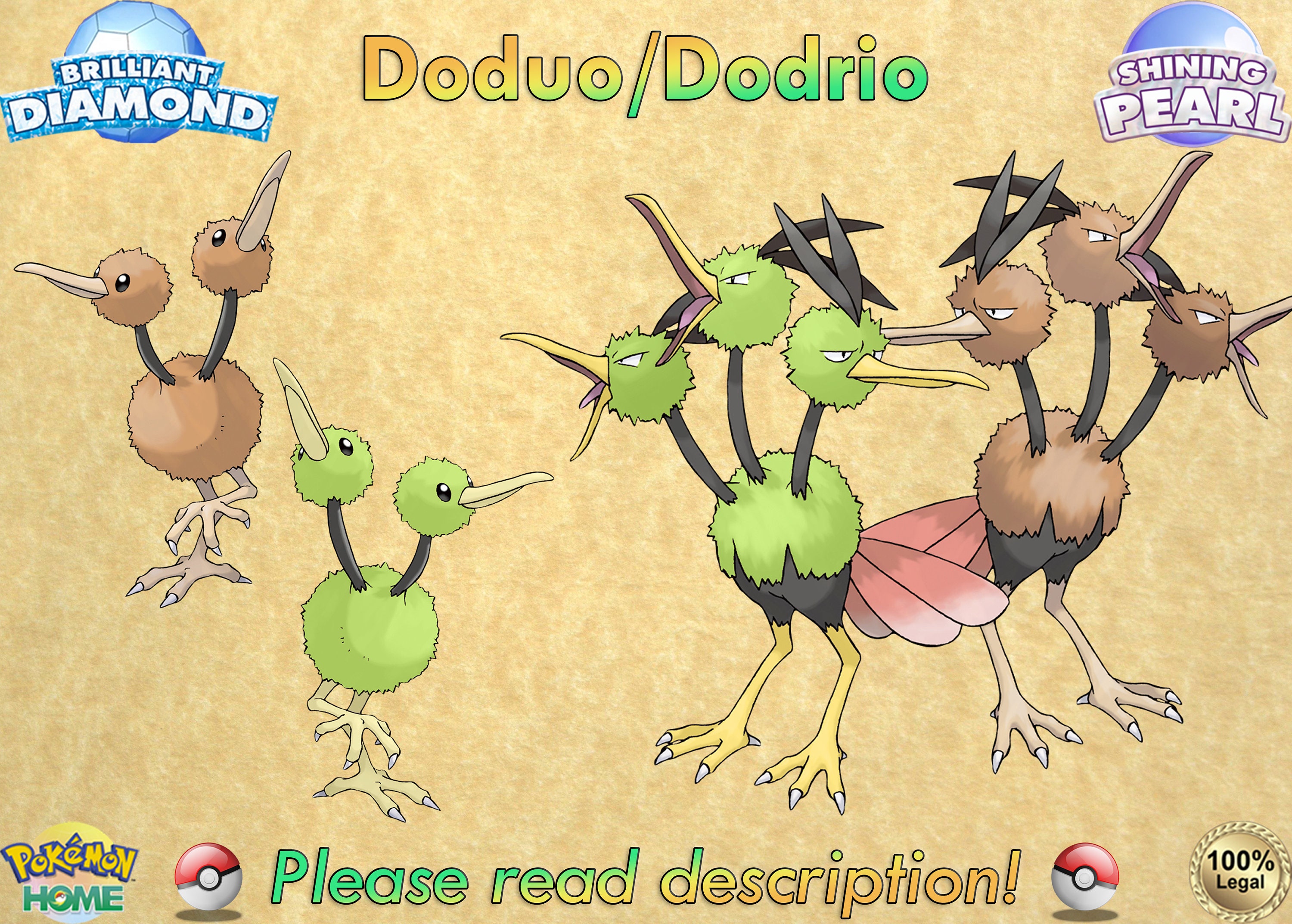 Pokemon Doduo Evolution