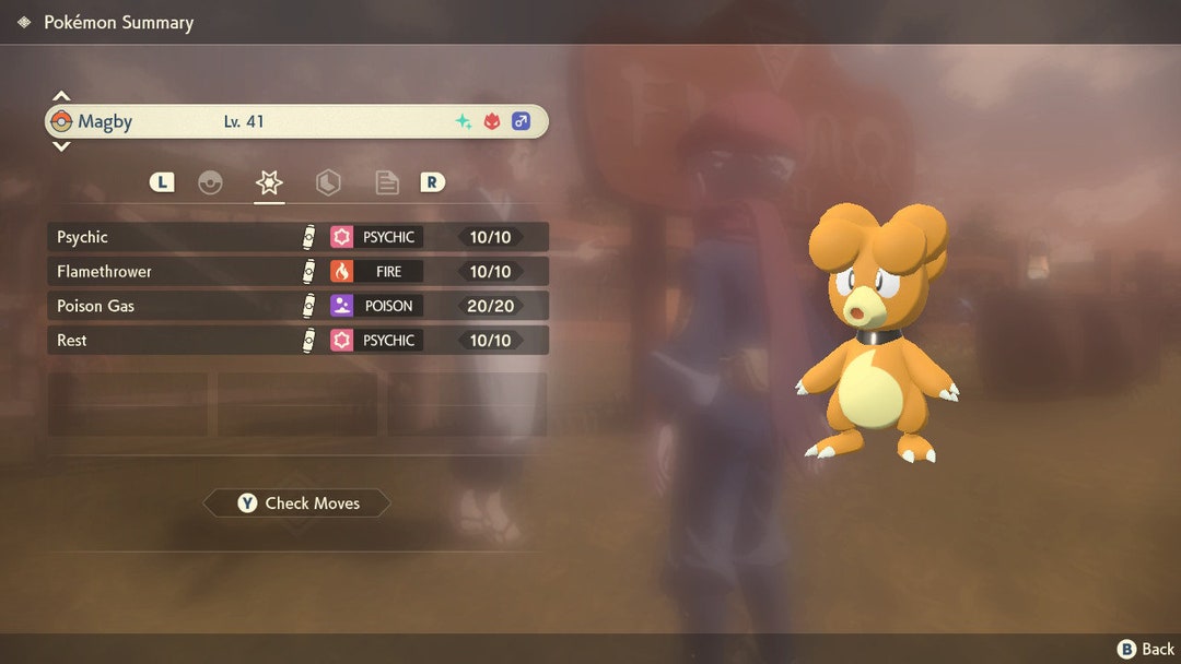 Shiny/non-shiny Magby/magmortar Alpha 6IV/EV - Legends Arceus (100% ...