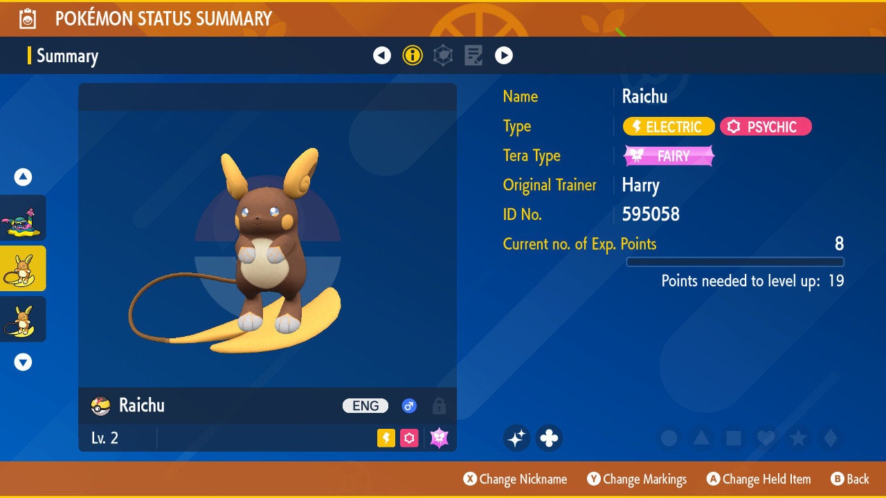 Shiny Raichu