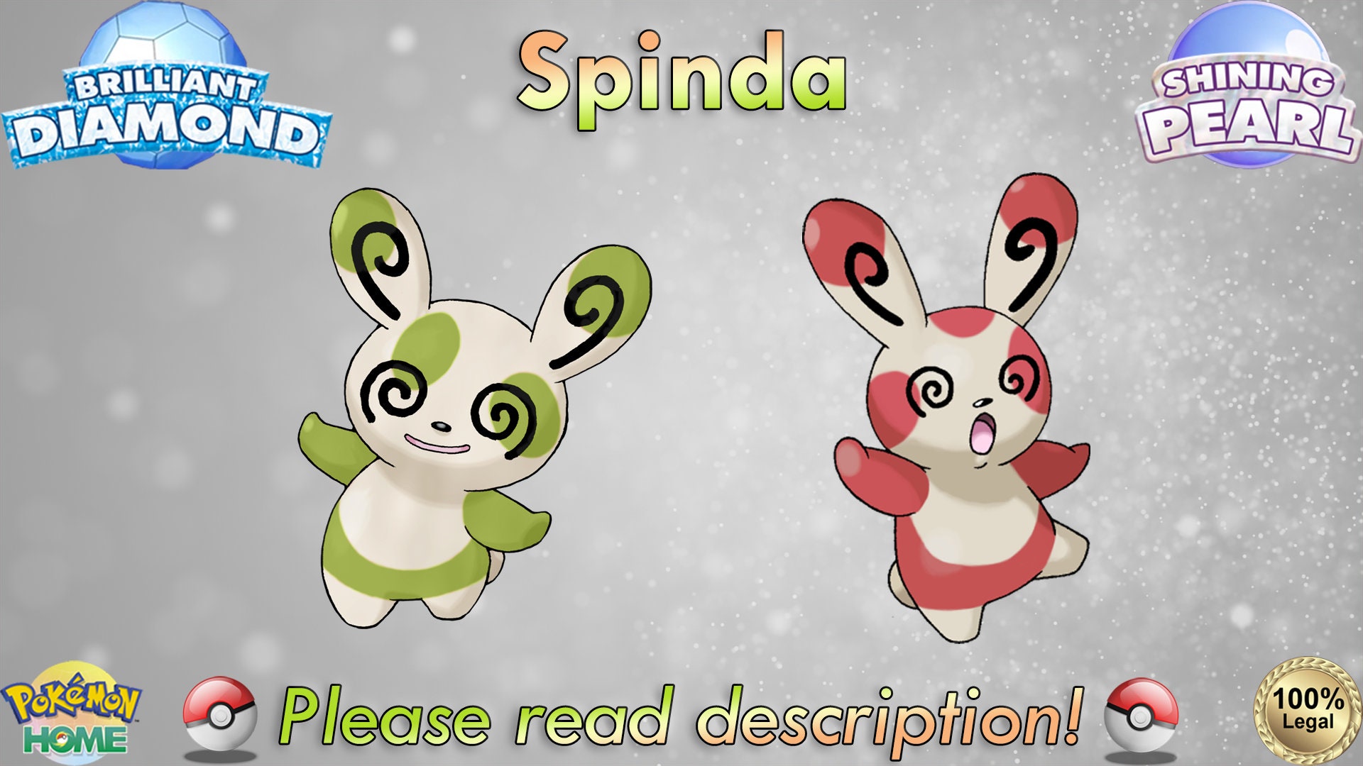 Shiny Spinda Pokemon X