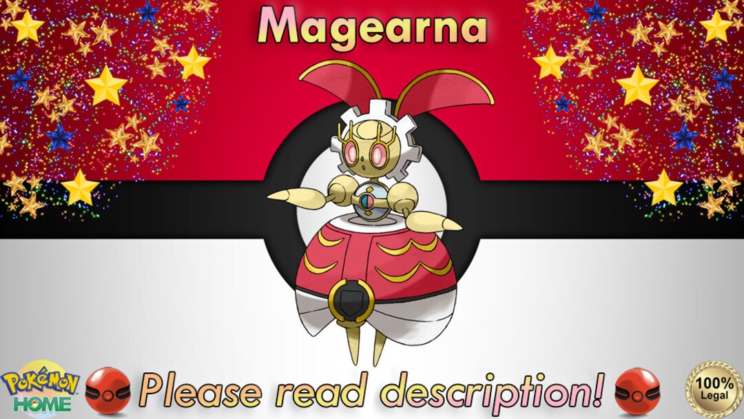Original Color Magearna EVENT Pokémon Sword/shield S/V Home - Etsy