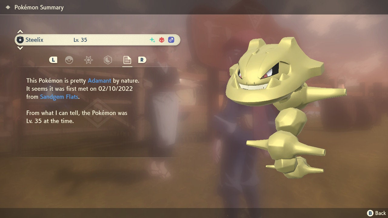 Shiny Steelix Pokemon X