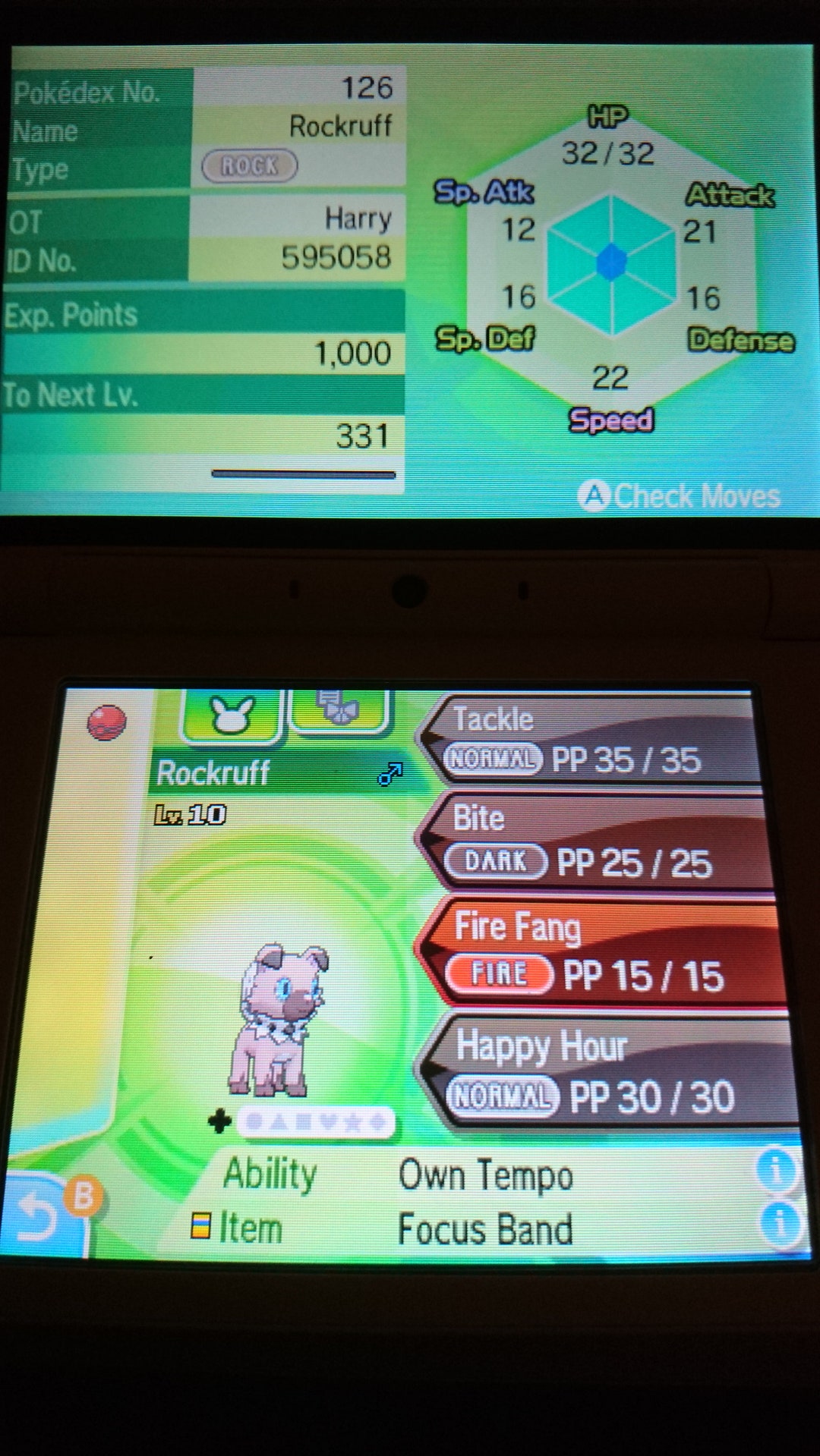 Rockruff Dusk Form Fire/thunder Fang EVENT 6IV - Pokémon Sw/sh S/V HOME ...