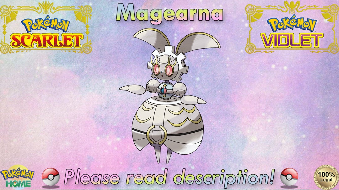 Non-shiny Magearna 6IV Pokémon Scarlet/violet 100% Legal - Etsy