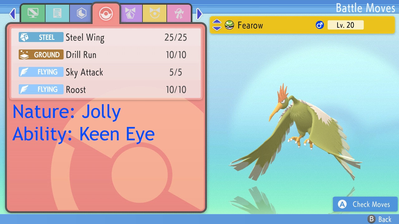 Fearow Pokemon Shiny