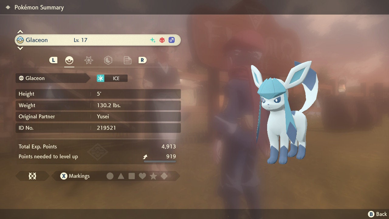 Shiny Glaceon