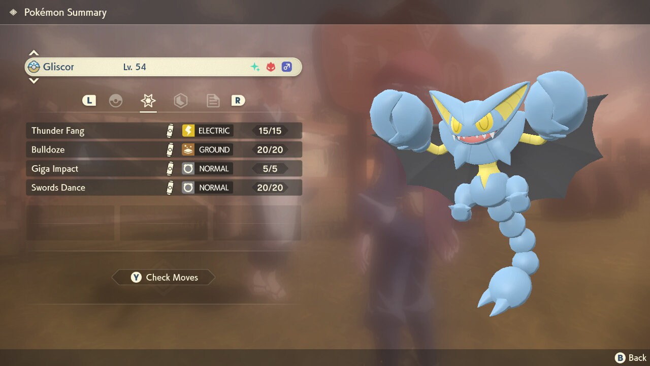 Shiny Gliscor Pokemon X
