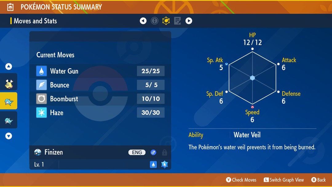 Shiny/non-shiny Finizen/palafin 6IV Pokémon Scarlet/violet 100% Legal ...