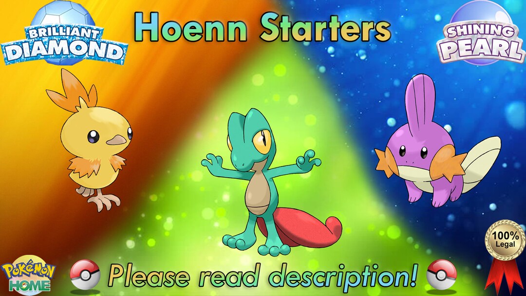 Treecko Torchic Mudkip