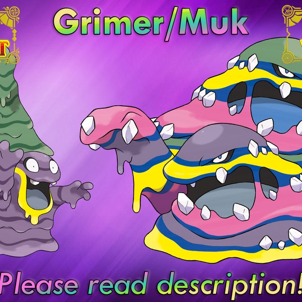 Alolan Muk Toy - Etsy