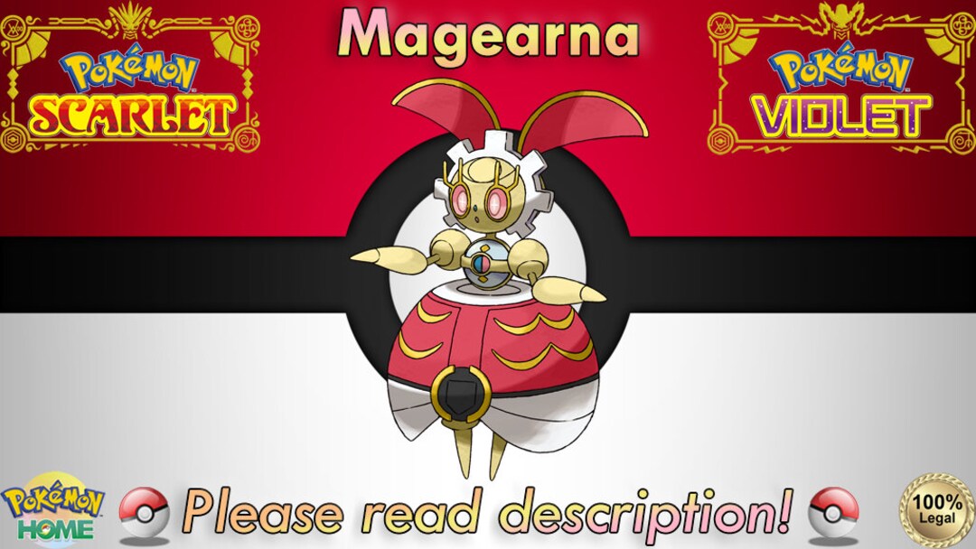 Non-shiny Magearna Original Color 6IV Pokémon Scarlet/violet - Etsy