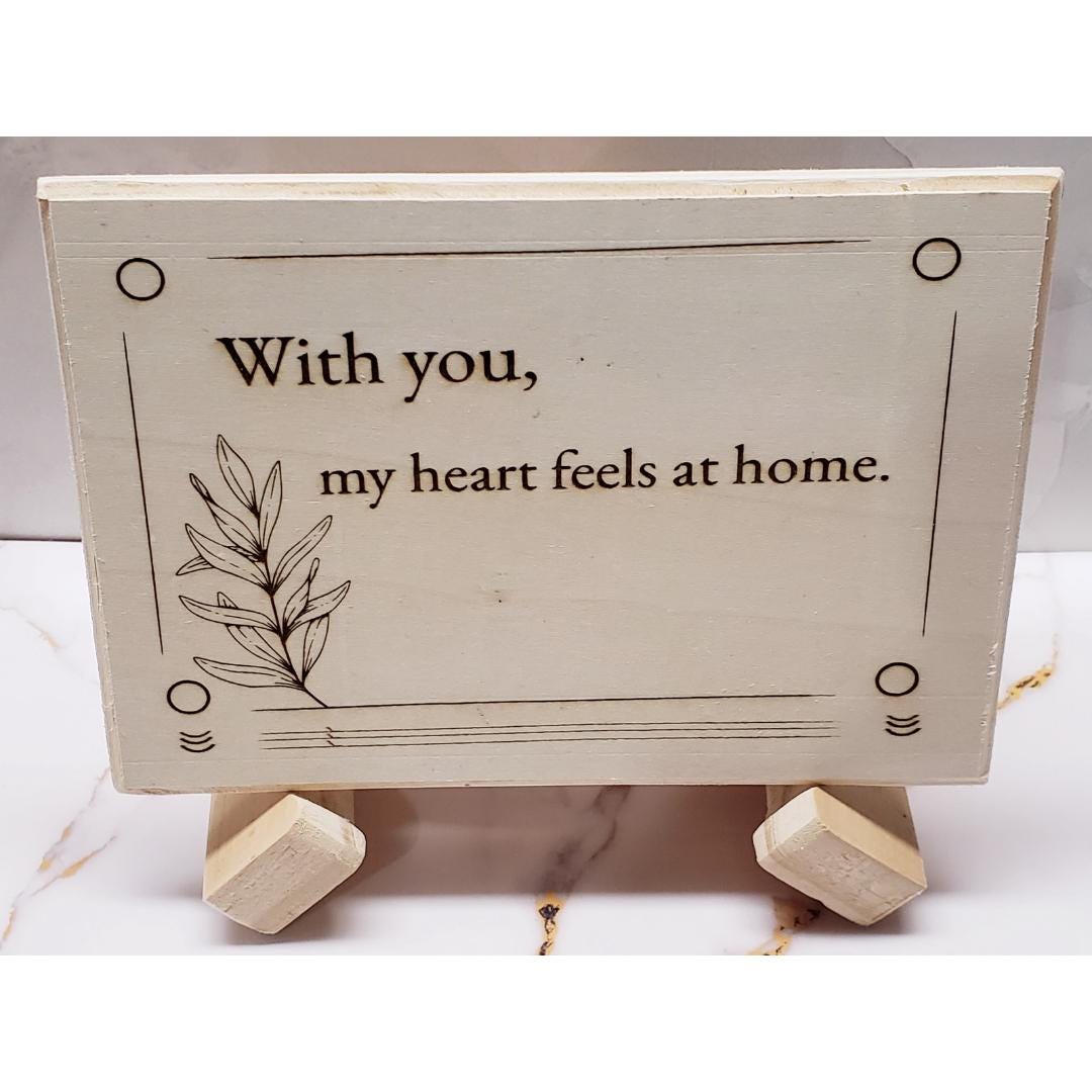 Personalized Engraved Pine Wood Sign – 4x7 Inches Personalized Gift - Etsy