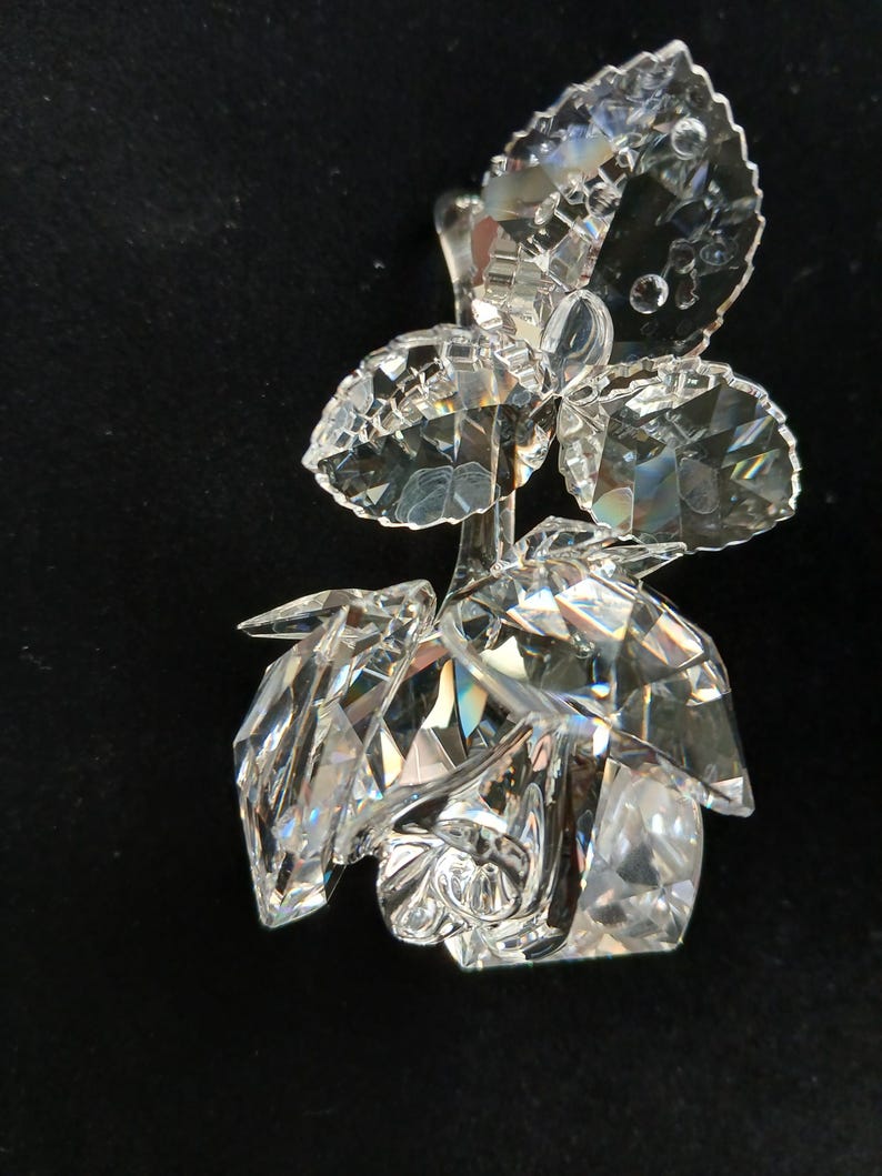 Swarovski Crystal~ the Rose~ in the Secret Garden - Etsy