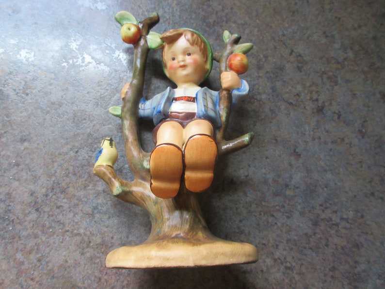 Antique Goebel Hummel Apple Tree Boy Figurine #142/1 TMK 2 (1940- 1956 ...