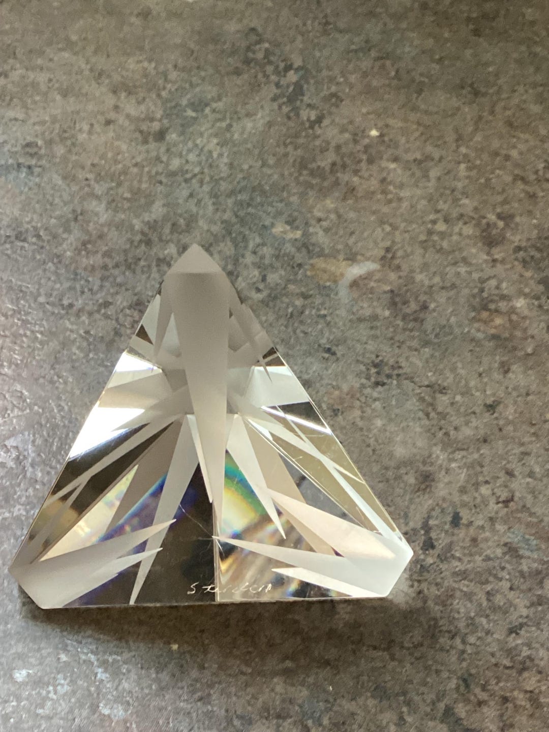 Steuben Art Glass Nova Star Paperweight SIGNED Steuben - Etsy