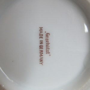 Antique "geschutzt" Made in Germany Cabinet Plate - Etsy