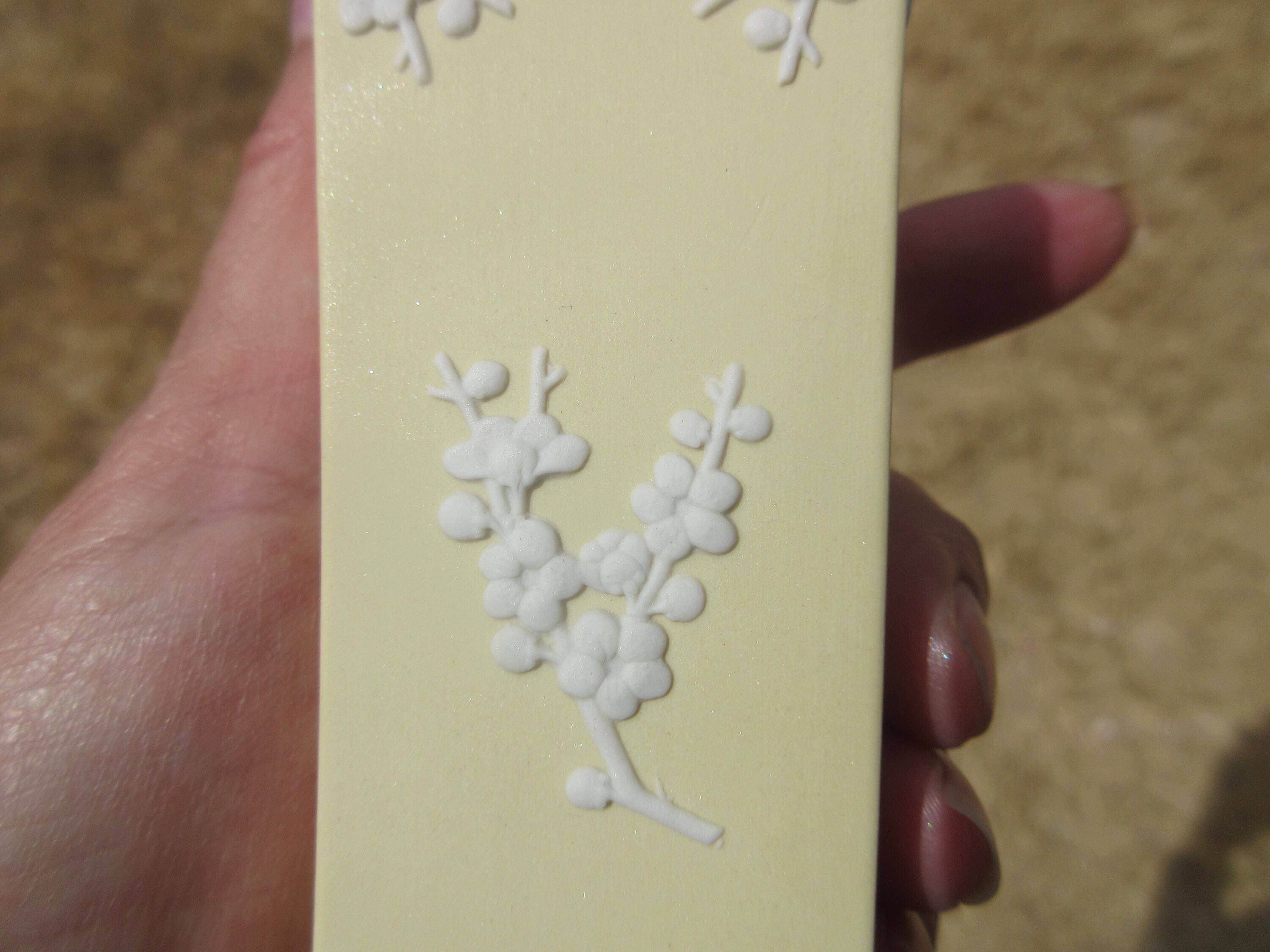 Rare Wedgwood Primrose Yellow Jasper Ware , Prunus Blossoms Pattern - Etsy