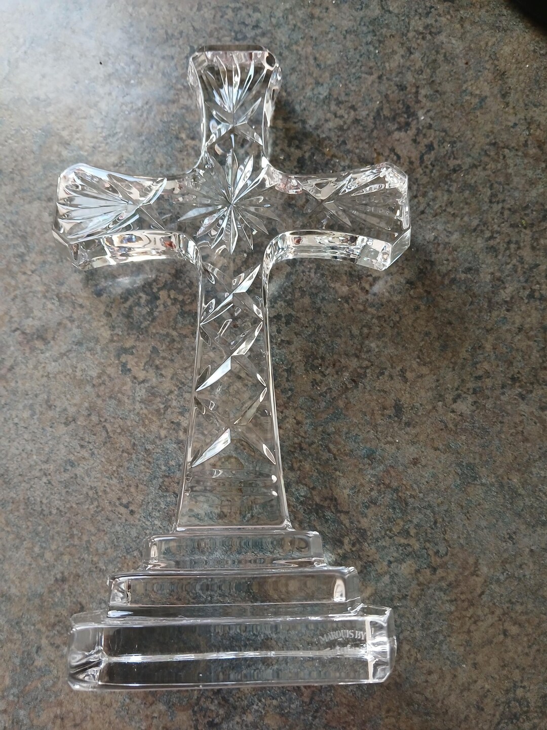 Waterford Crystal Standing Cross - Etsy