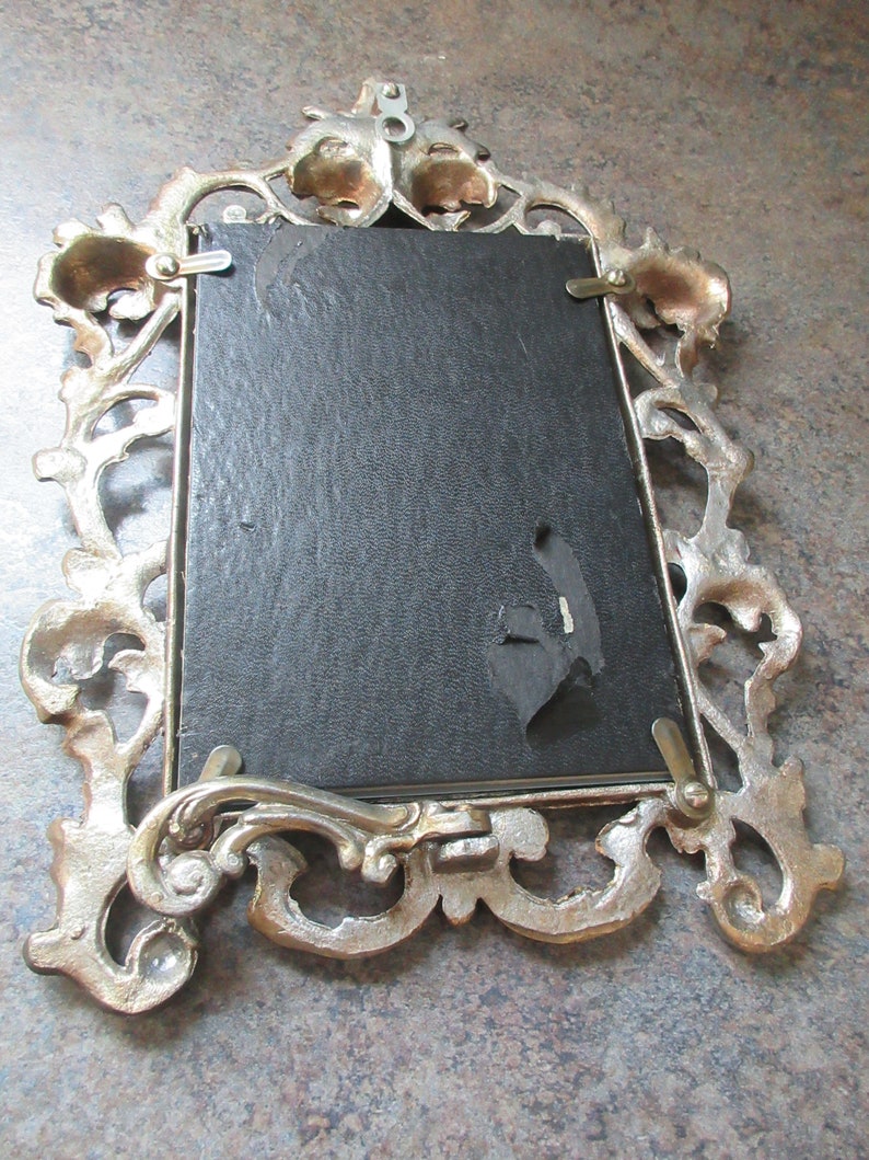 Antique Victorian Cast Iron Picture Frame Circa 1890 1900 - Etsy