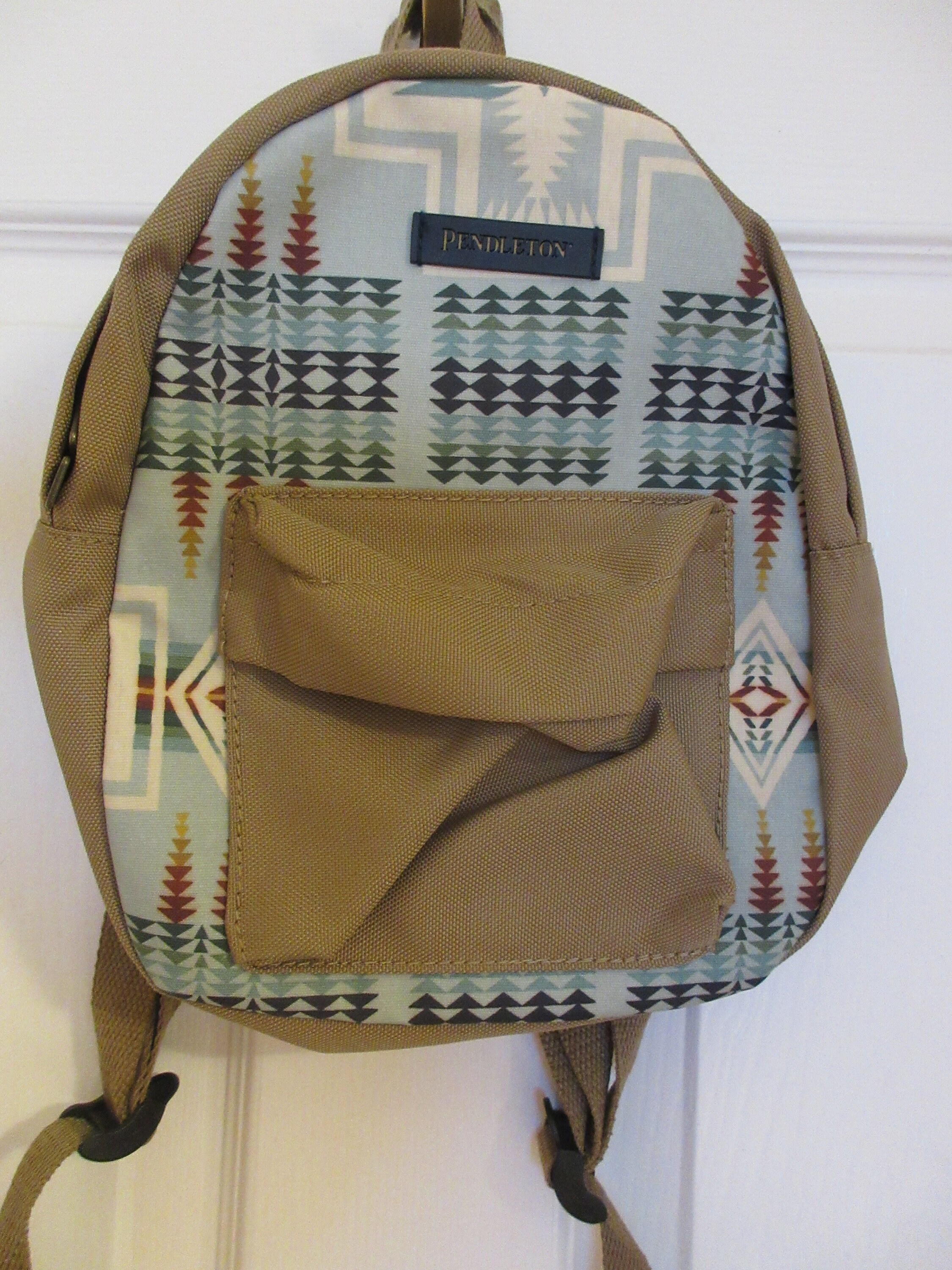 Pendleton Canopy Canvas harding Aqua Mini Backpack - Etsy