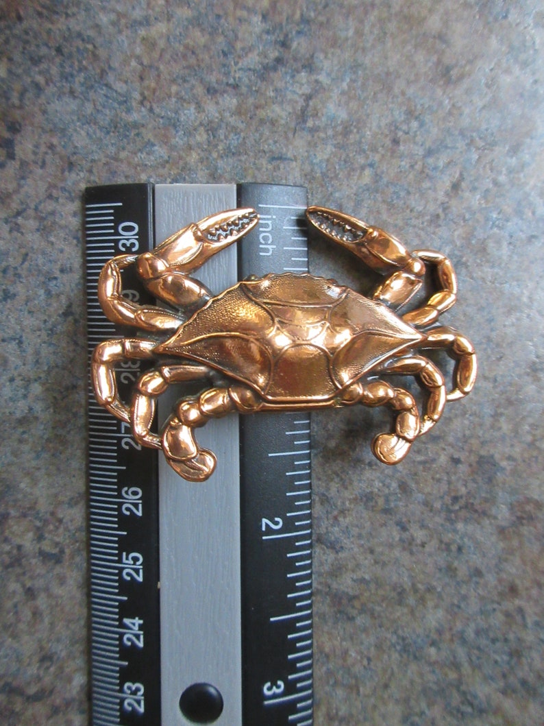 Vintage Rare Renoir Copper Crab Brooch - Etsy