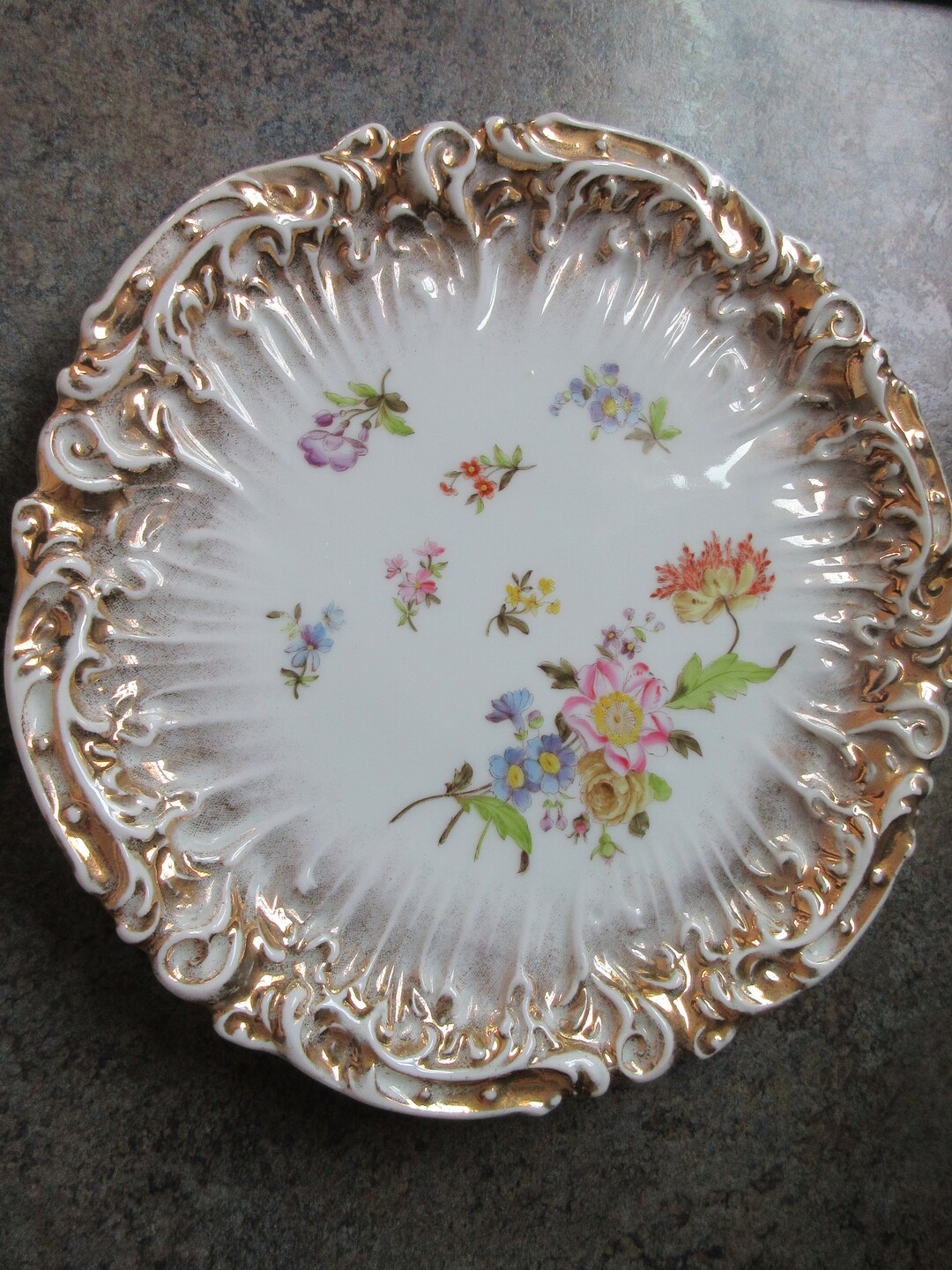 Antique "geschutzt" Made in Germany Cabinet Plate - Etsy