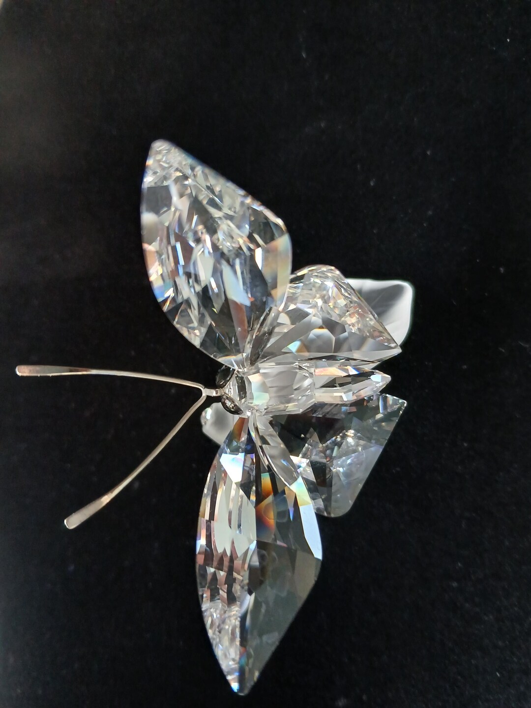 Swarovski Crystal butterfly on a Leaf in the Secret Garden - Etsy