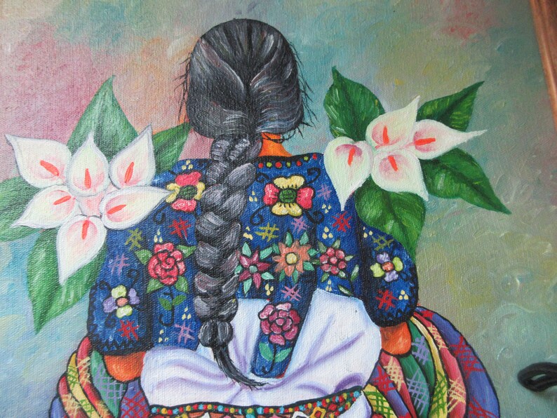 Indigenous Guatemalan Original Painting Artist Pedro Toc Cholo - Etsy