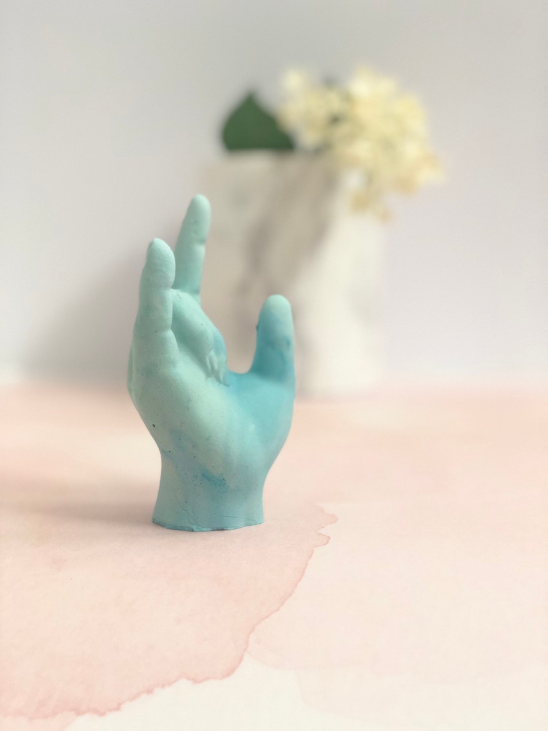 Stone Ring Holder-i Love You(asl)-ring Holder-engagement Gift ...