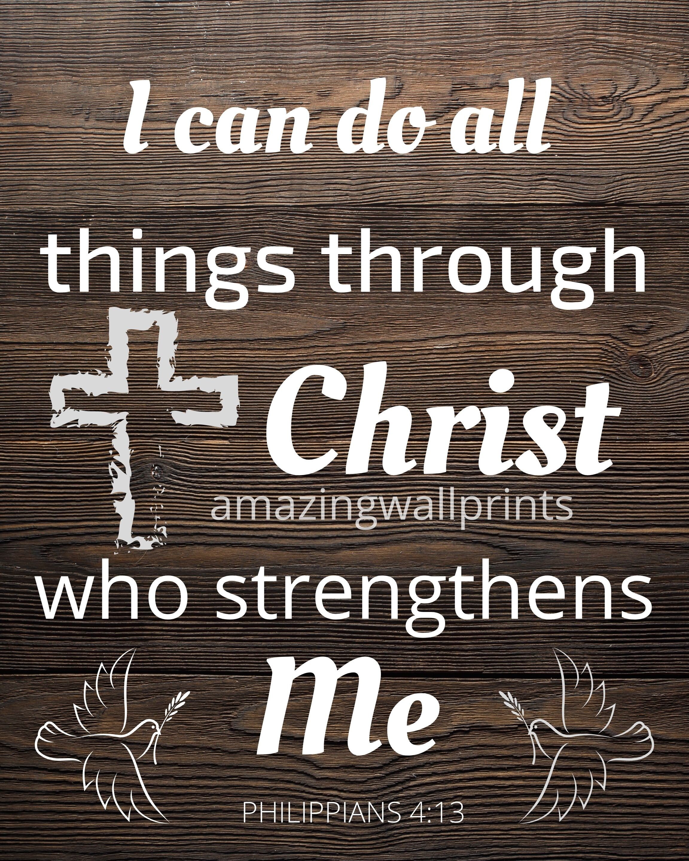 Philippians 4 13 Wallpaper For Boys