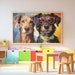 Two Funny Dogs - Digital Picture Printable as Wallpaper, Canvas, Etc ...