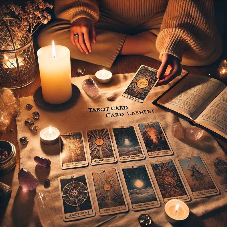 Tarot Card Layouts Cheat Sheet - Etsy