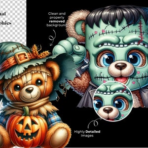 Halloween Teddybear Clipart Clipart, Cartoon Teddybear, Nursery Clipart ...