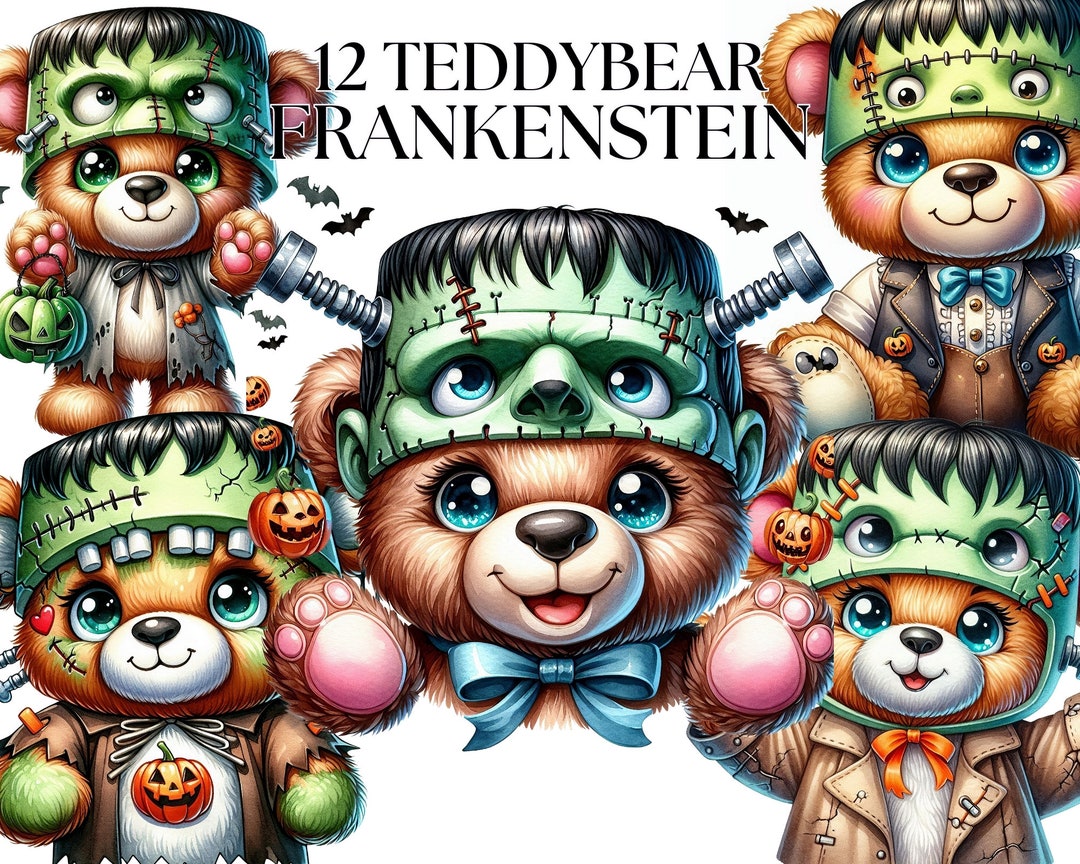 Halloween Teddybear Clipart Clipart, Cartoon Teddybear, Nursery Clipart ...